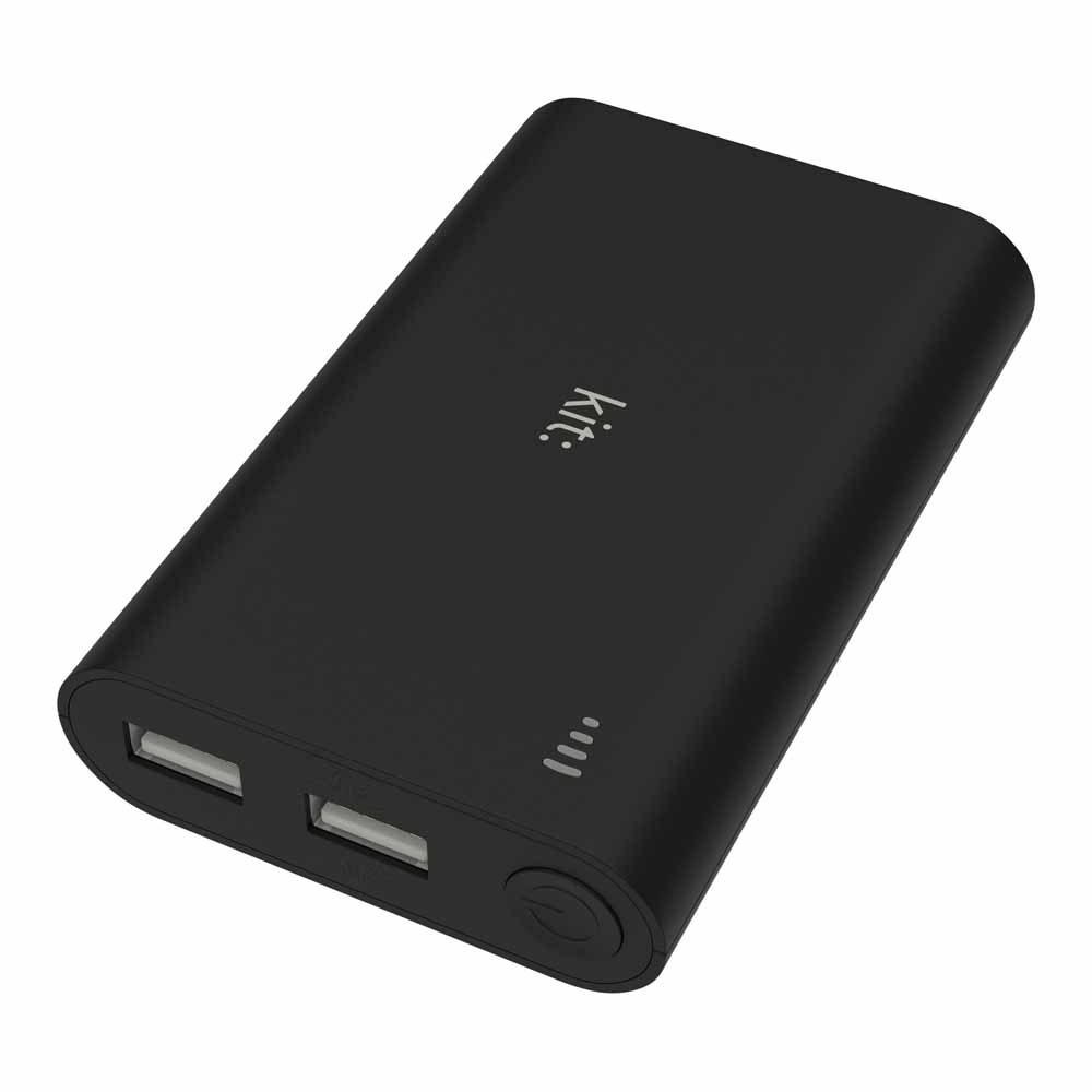 Kit Essentials Powerbank 6000mAh Black | Wilko
