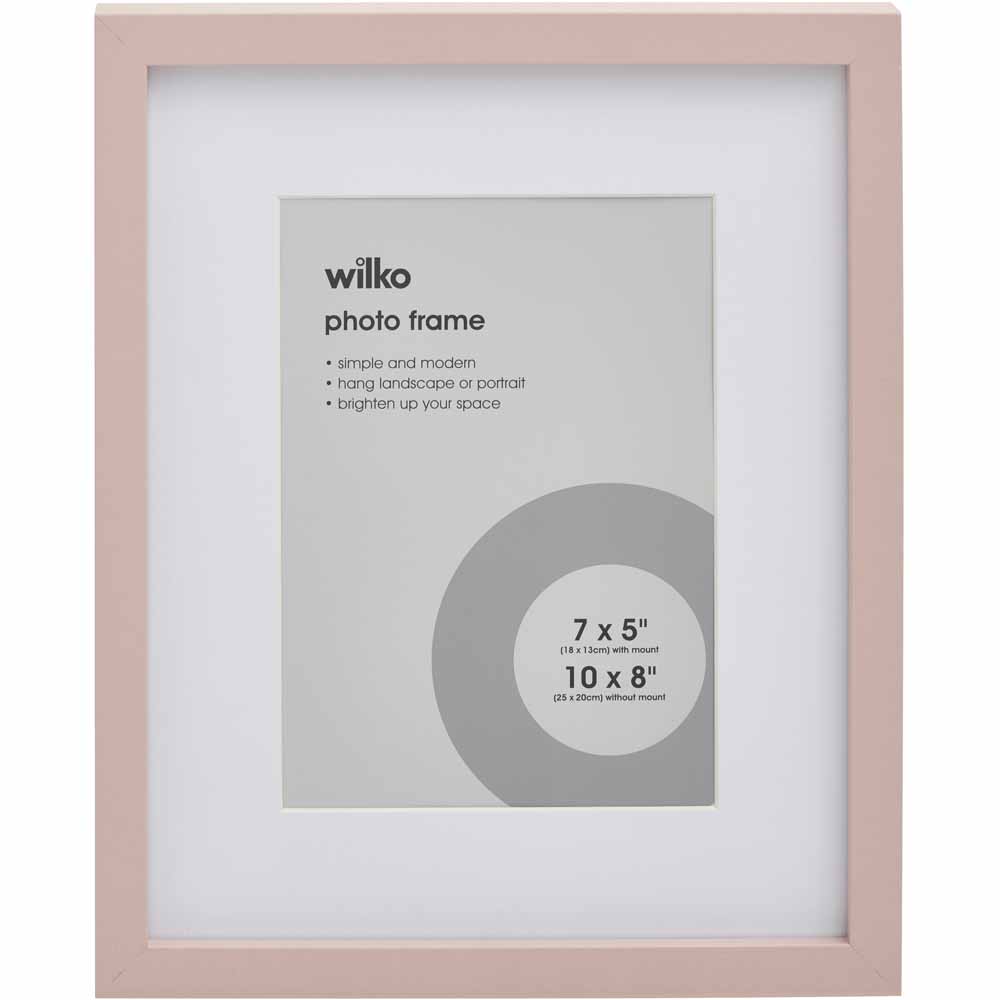 Wilko Blush Photo Frame 10 x 8 Inch | Wilko