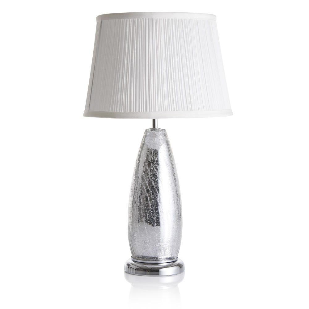 Wilko Isabelle Silver Table Lamp | Wilko