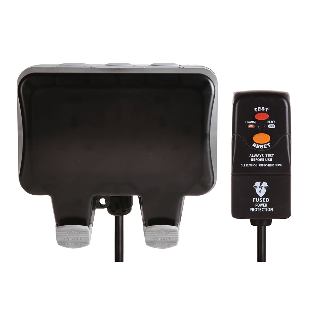 Masterplug 2 Gang Outdoor Socket Kit | Wilko