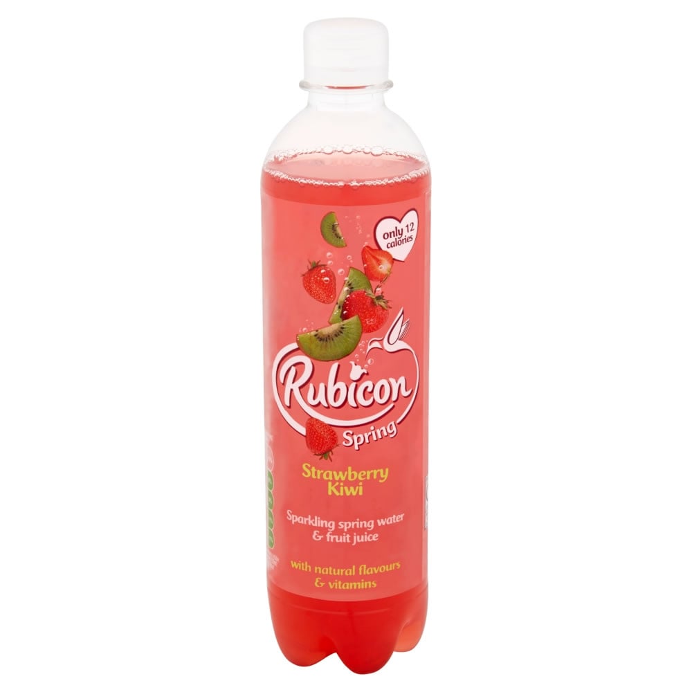 Rubicon Spring Strawberry and Kiwi Sparkling Water 500ml | Wilko