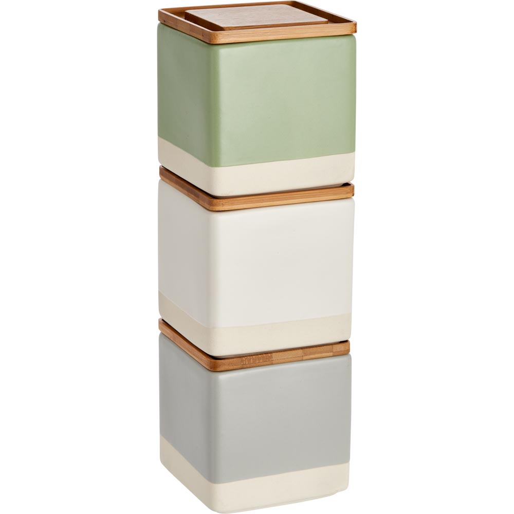 Wilko Peach Stacking Ceramic Storage Jar | Wilko