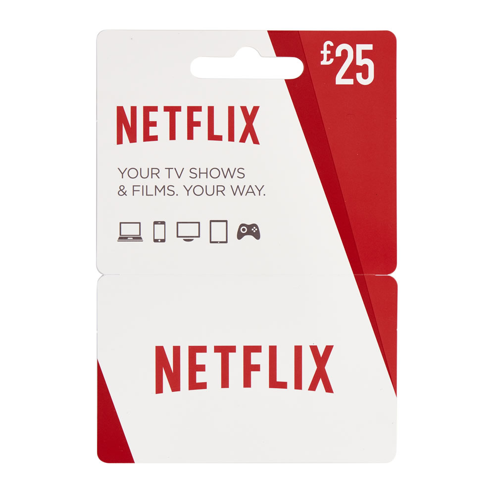 Netflix 25 Gift Card | Wilko