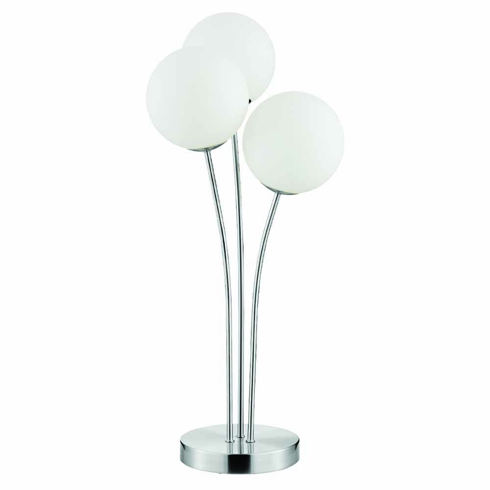 The Lighting and Interiors Chrome Jackson Table Lamp | Wilko