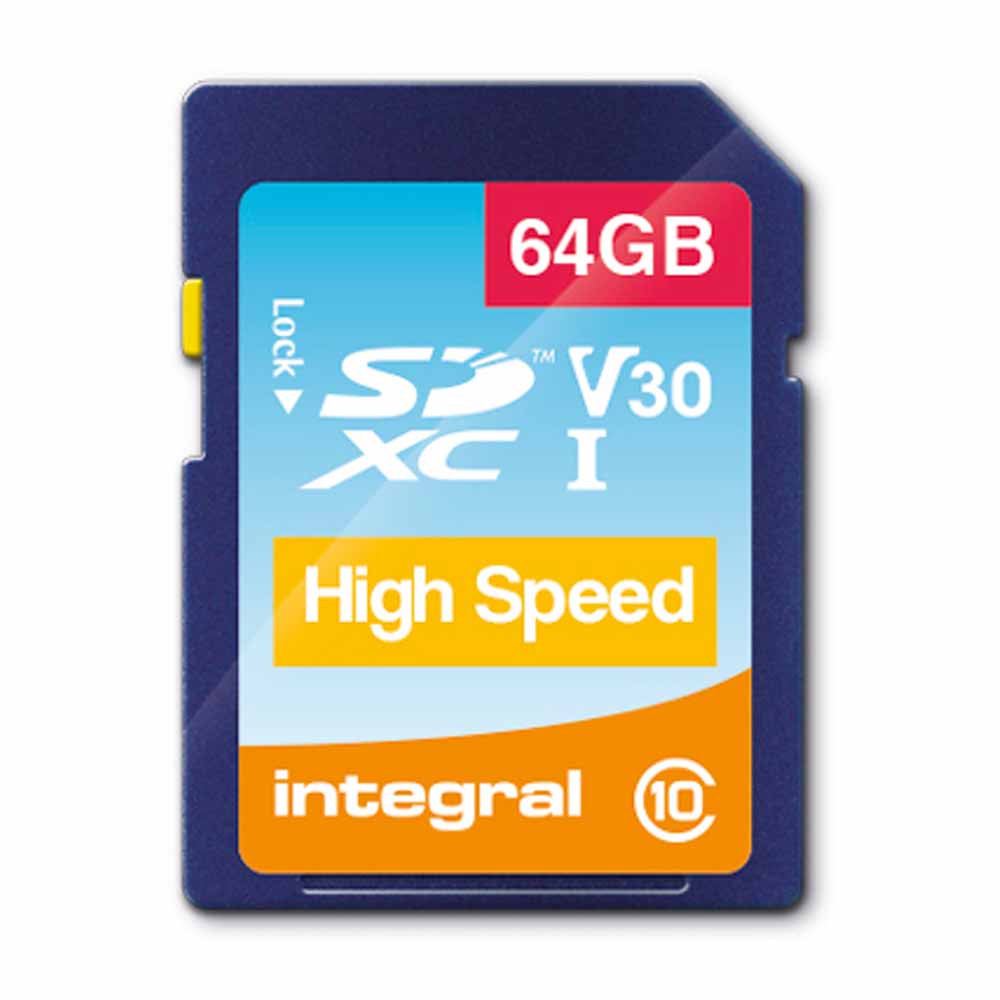 Integral 64GB SDXC V30 Card | Wilko