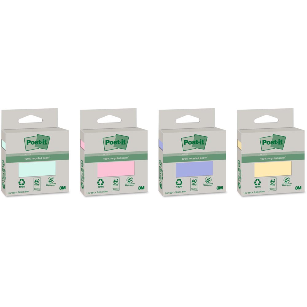 Post It Notes Recycled | Wilko