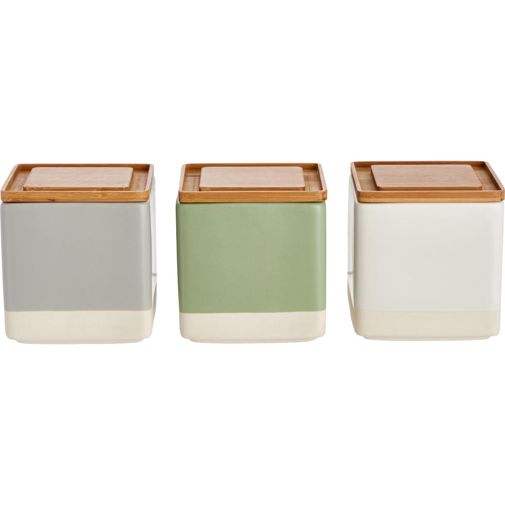 Wilko Sage Stacking Ceramic Storage Jar | Wilko