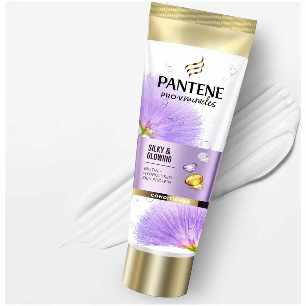 Pantene Pro V Miracles Silky and Glowing Conditioner 275ml | Wilko
