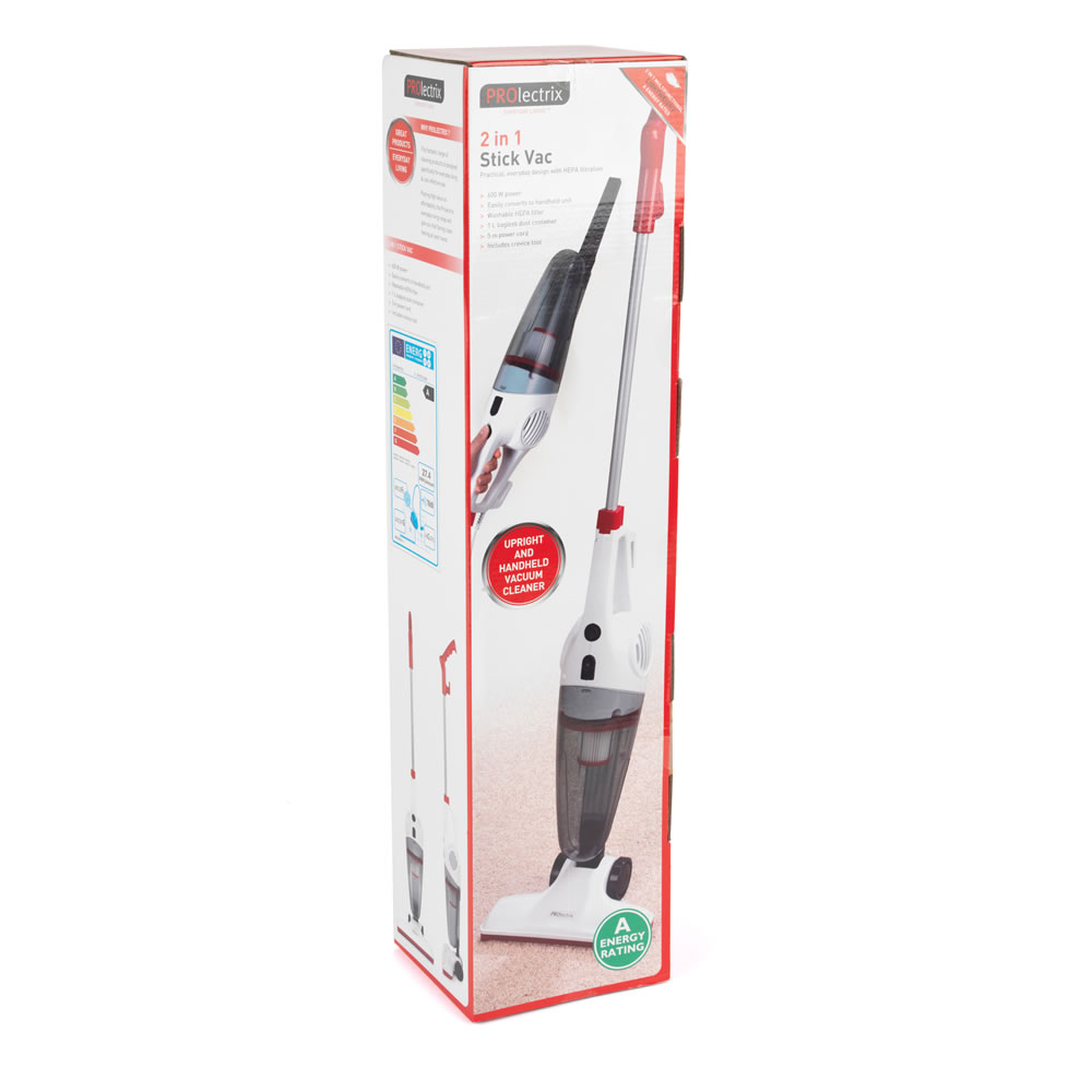 Prolectrix 2 in 1 Stick Vacuum 600W | Wilko