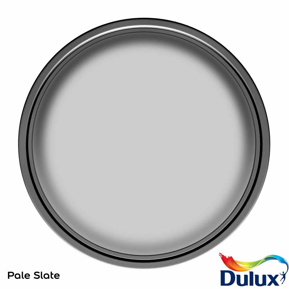 Dulux WeatherShield Pale Slate Smooth Matt Masonry Paint 5L | Wilko