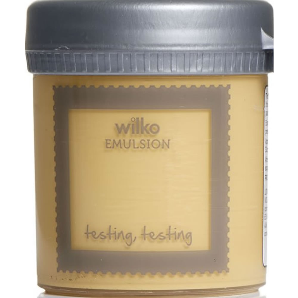 Wilko Retro Ochre Emulsion Paint Tester Pot 75ml | Wilko