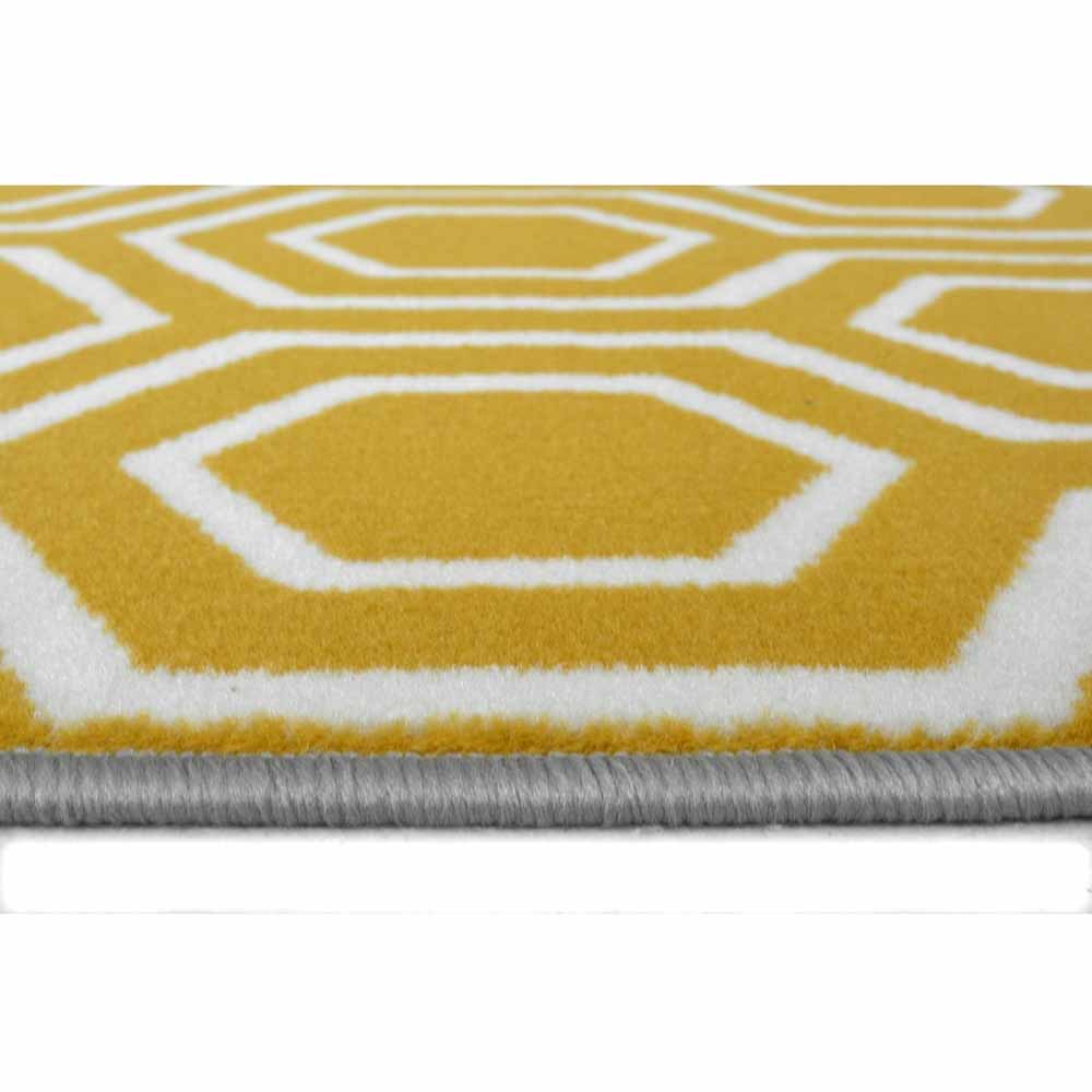 Homemaker Maestro Labyrinth Ochre Rug 160 x 230cm | Wilko