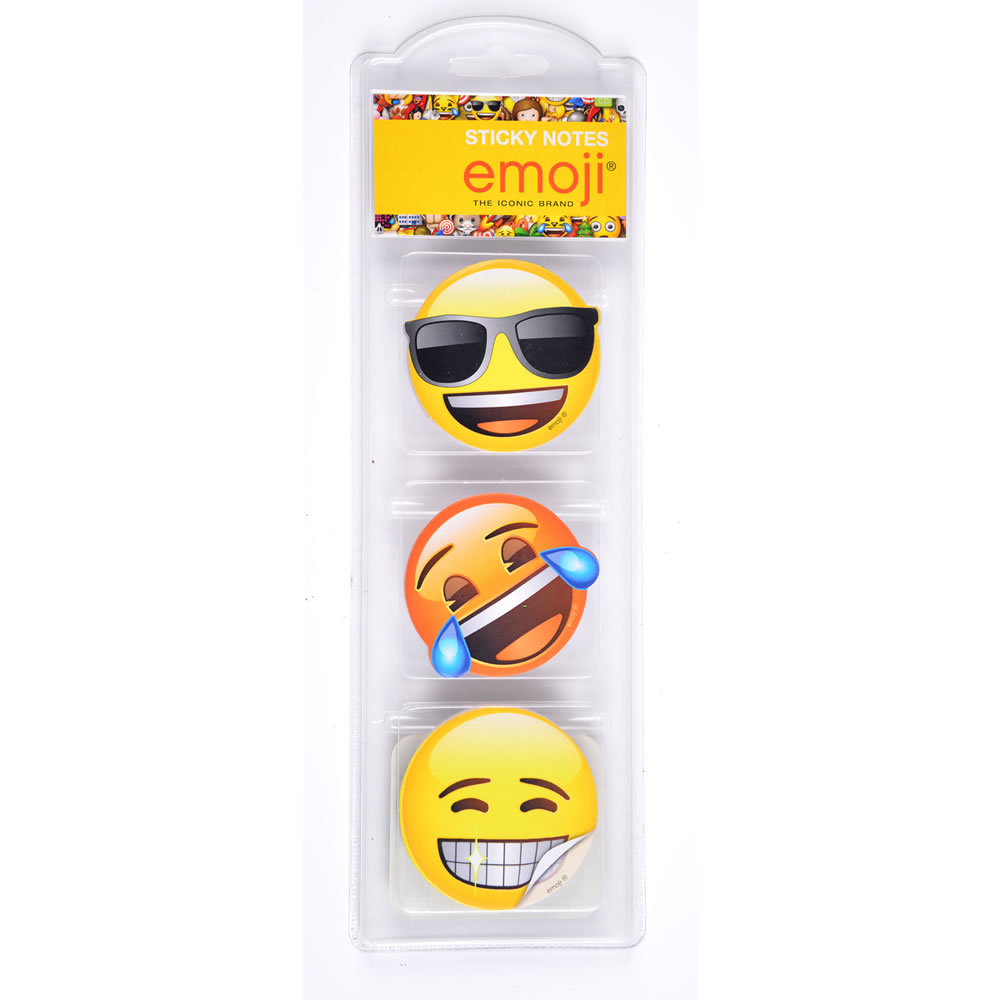 Emoji Shaped Sticky Notes | Wilko