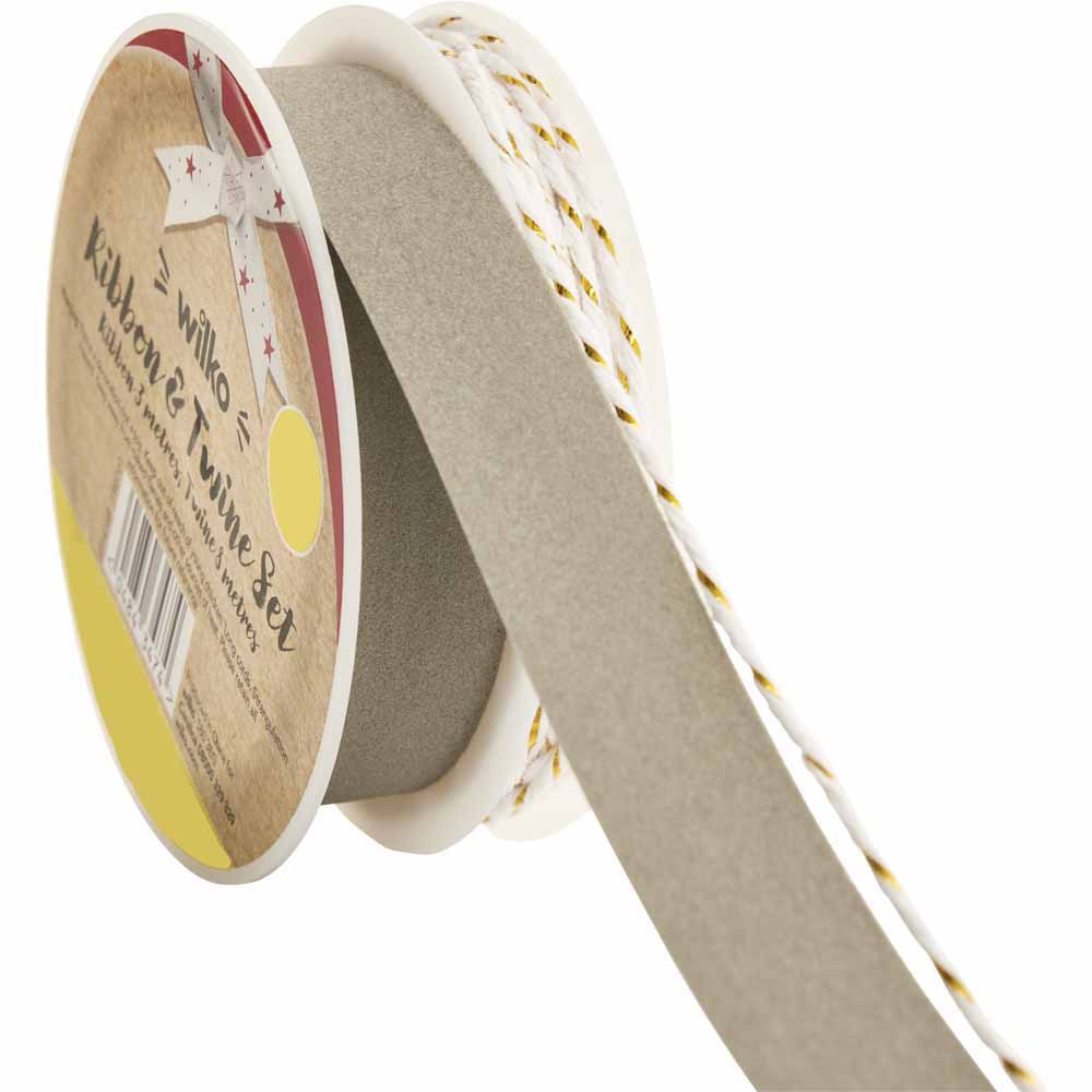 Wilko Cocktail Kisses Ribbon Fabric 2pk | Wilko