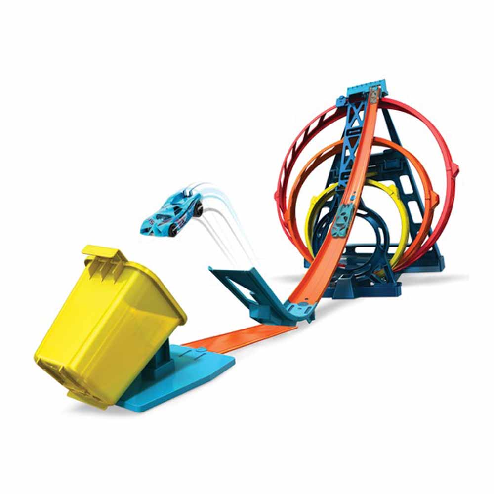 HW Track Triple Loop Playset | Wilko