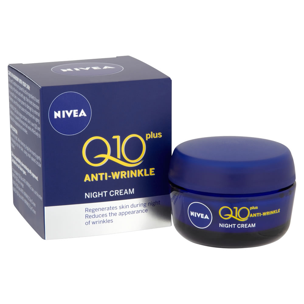 Nivea Q10 Plus Anti-Wrinkle Night Cream 50ml | Wilko