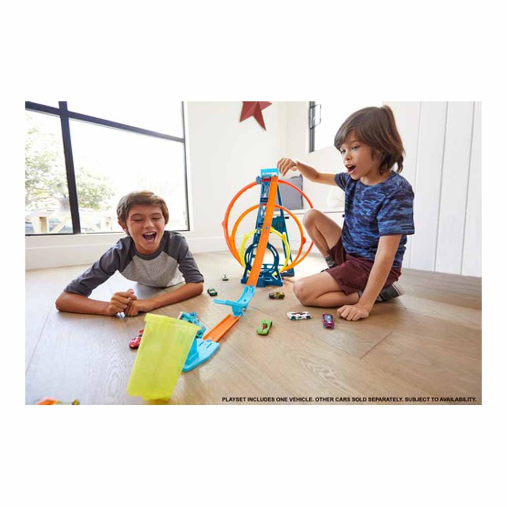 HW Track Triple Loop Playset | Wilko
