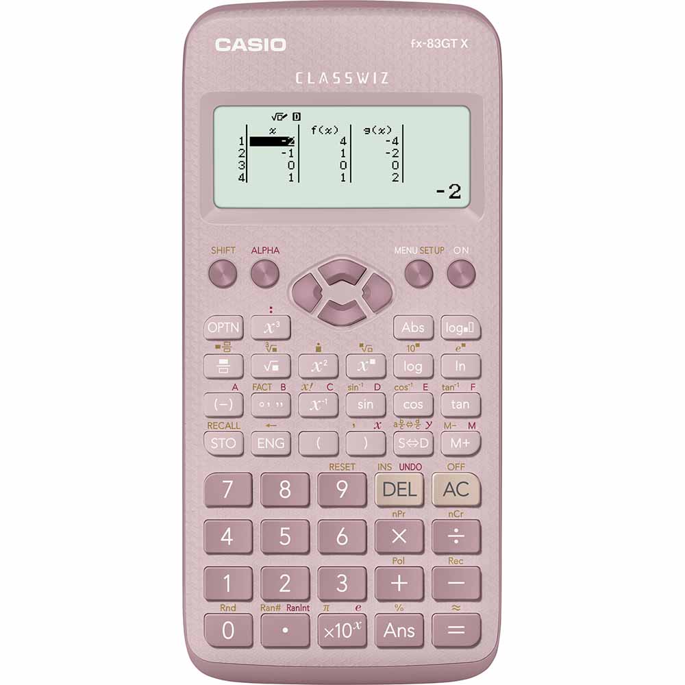 Casio Scientific Calculator Pink | Wilko