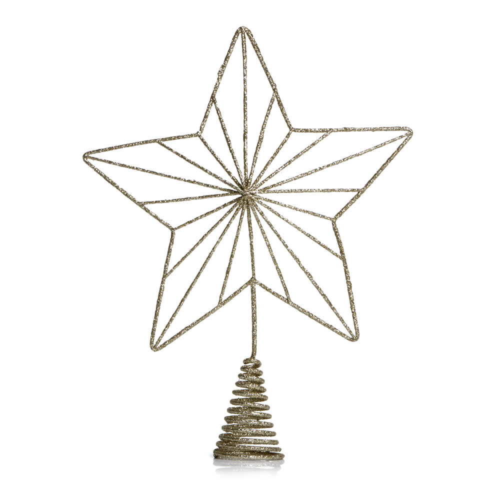Christmas Tree Star Topper Clip Art