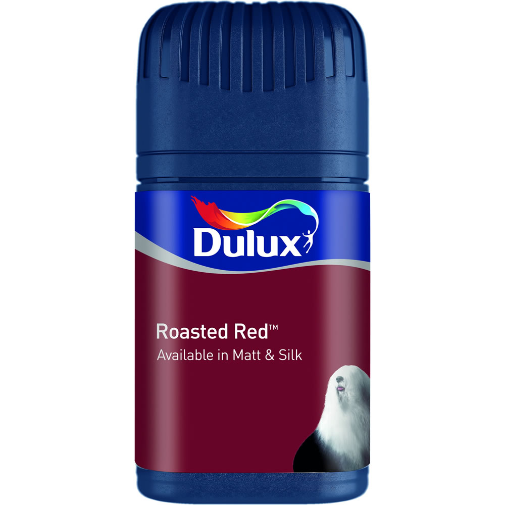 Dulux Matt Emulsion Paint Tester Pot Roasted Red 50ml | Wilko Dulux Matt Emulsion Paint Tester Pot Roasted Red 50ml | Wilko