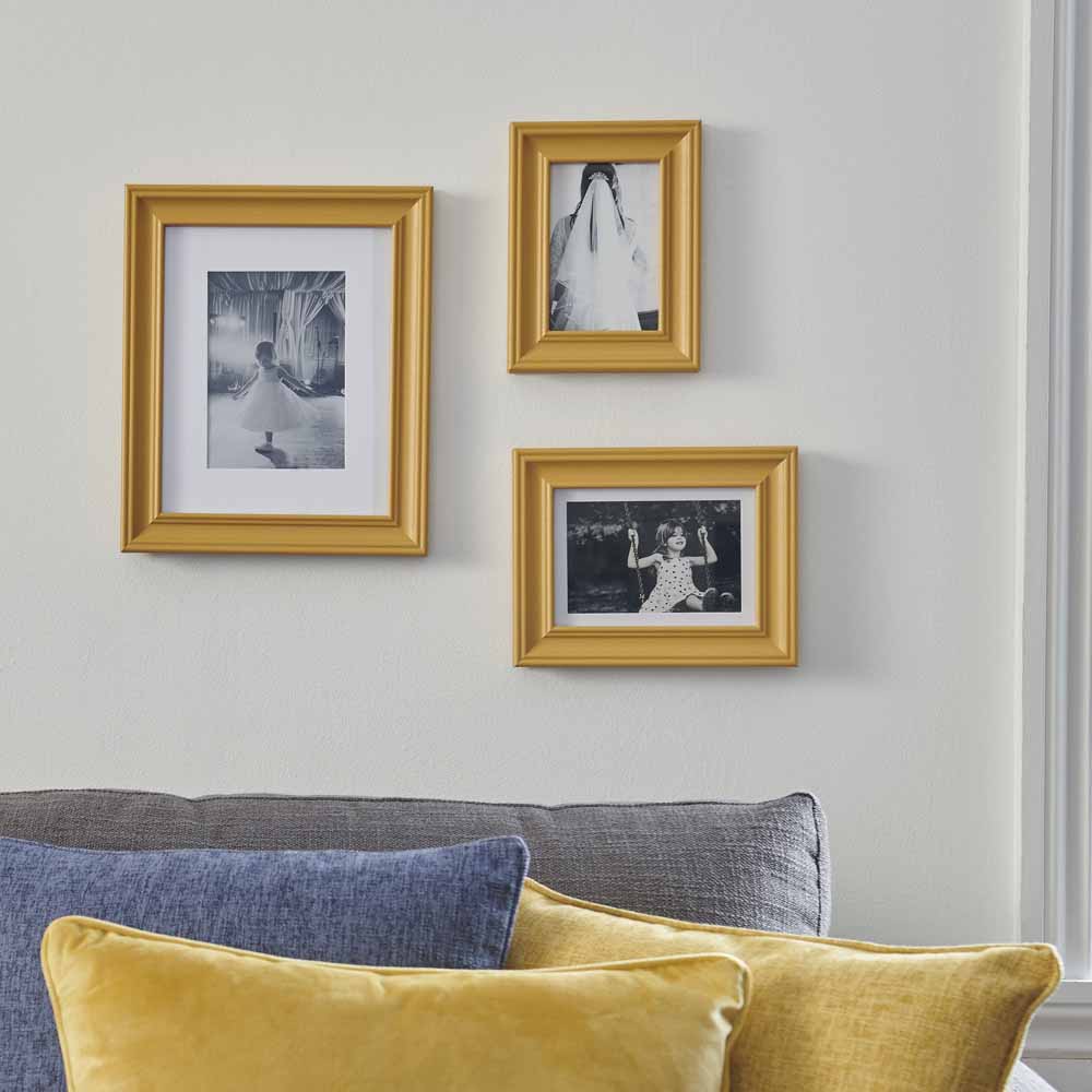 Wilko Vintage Ochre Yellow Photo Frame 6 x 4in | Wilko