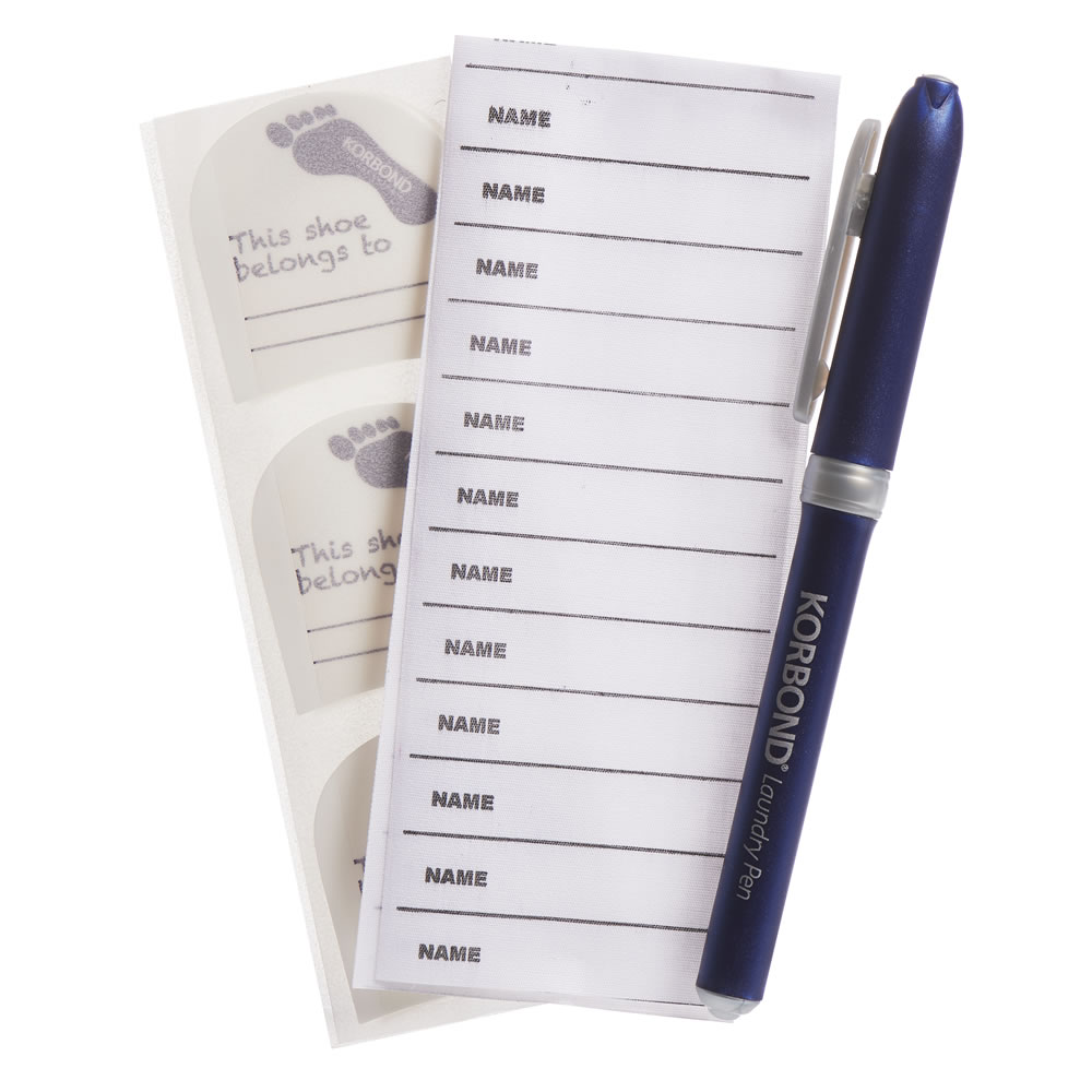Korbond Name Label Kit | Wilko