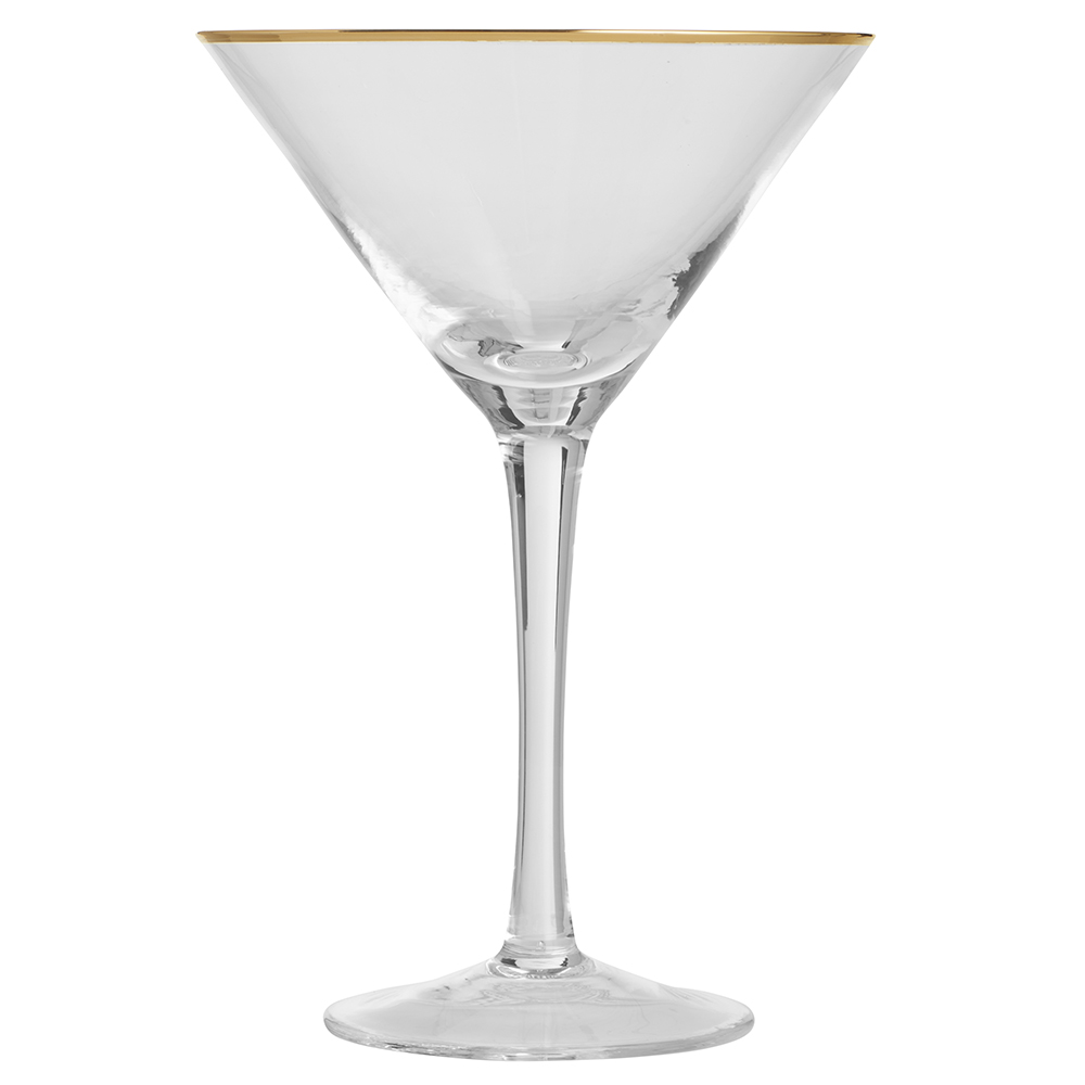 Wilko Gold Rim Cocktail Glass 2 Pack | Wilko