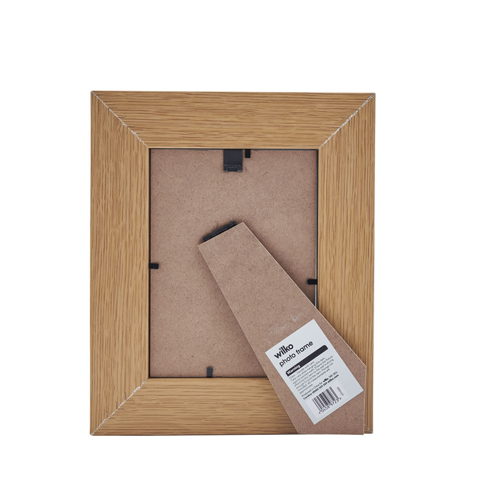 Wilko Oak Effect Photo Frame 6 x 4 Inch | Wilko