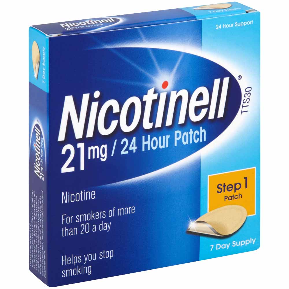 Nicotinell Step 1 Patch 21mg | Wilko