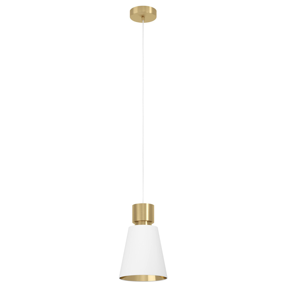 EGLO Aglientina Fabric Single Pendant Light | Wilko