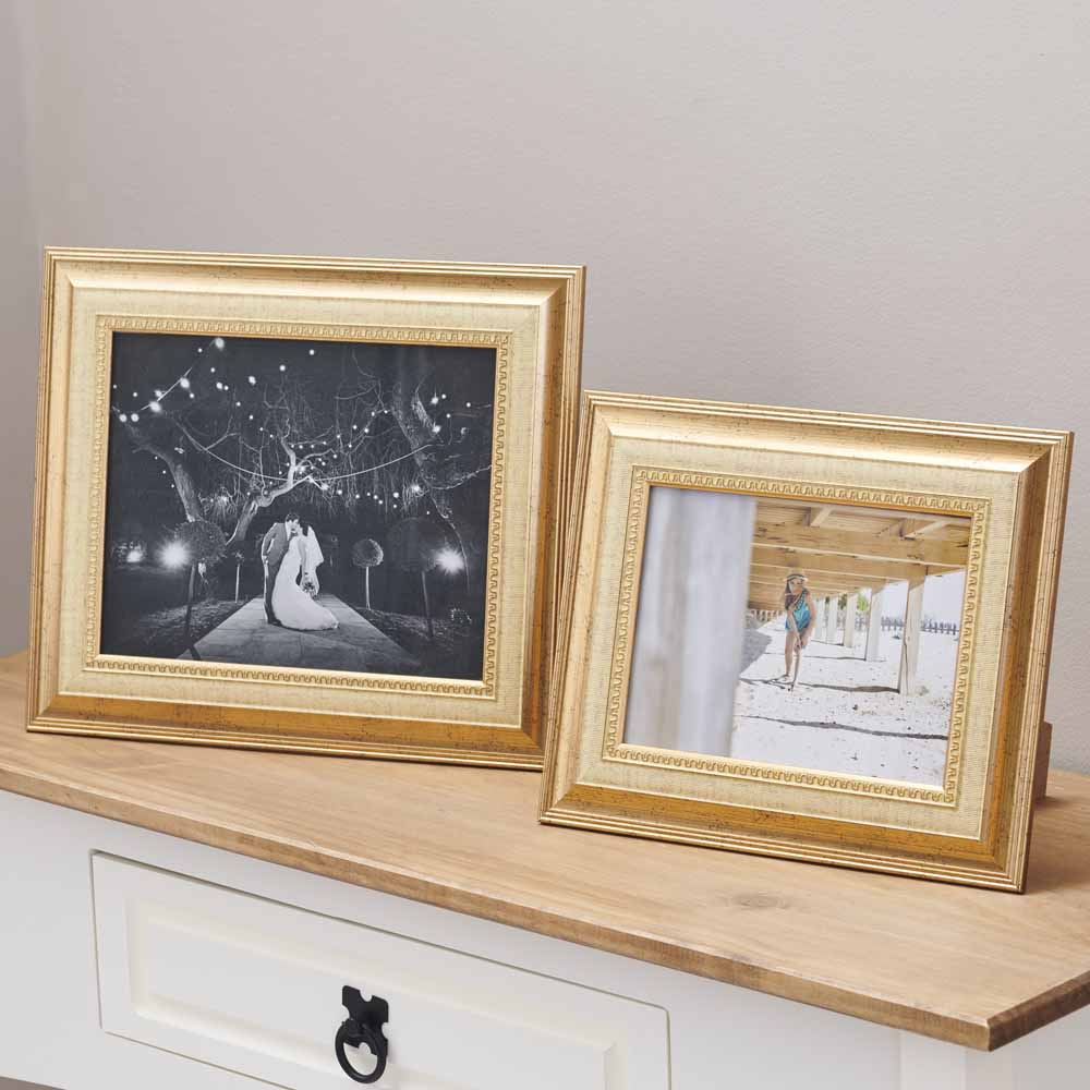 Wilko Dorchester Gold Photo Frame 10 x 8 Inch | Wilko