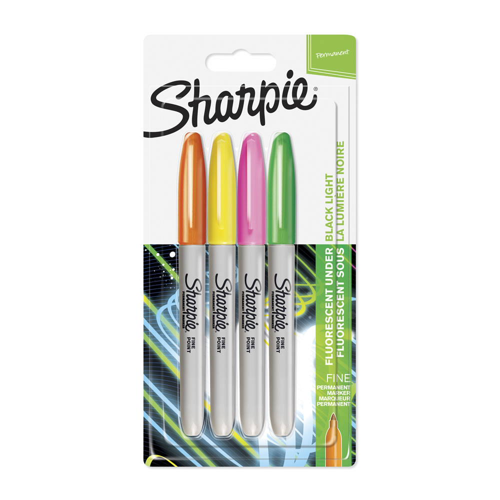 Sharpie Neon 4pk | Wilko