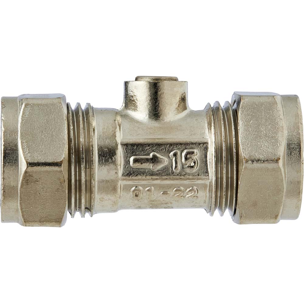 Wilko 15mm Chrome Plated Isolator Valve | Wilko
