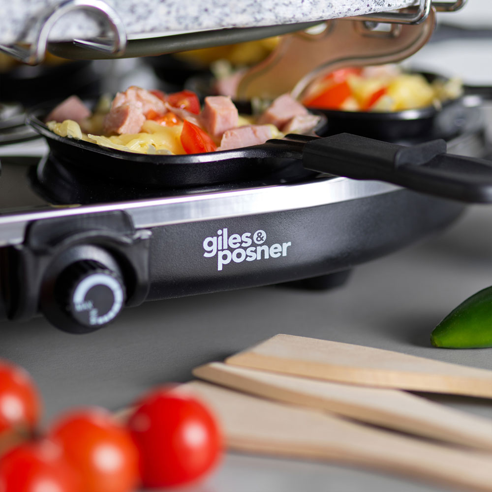 Giles & Posner EK1872G Electric Stone Tabletop Raclette Grill 1200W | Wilko
