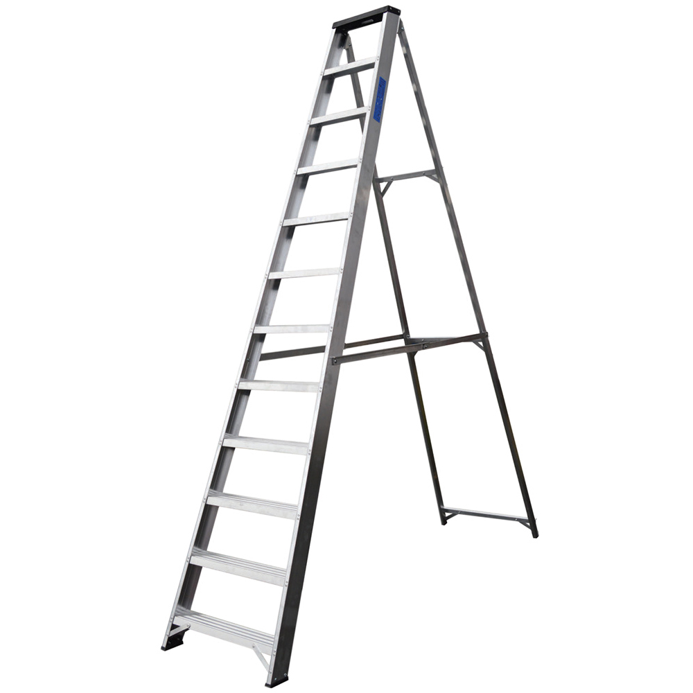 Lyte Ladders & Towers Professional Aluminium 12 Tread Swingback Step ...