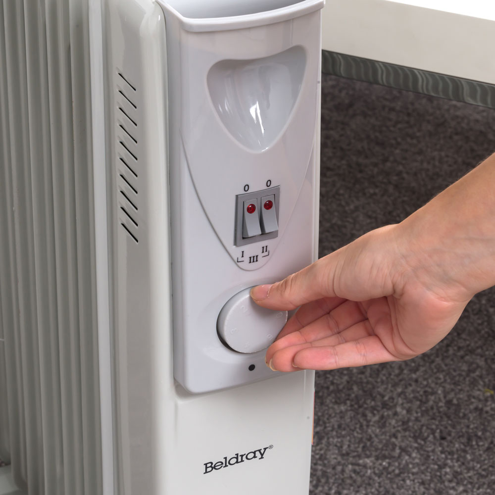 Beldray 7 Fin Oil Filled Radiator | Wilko