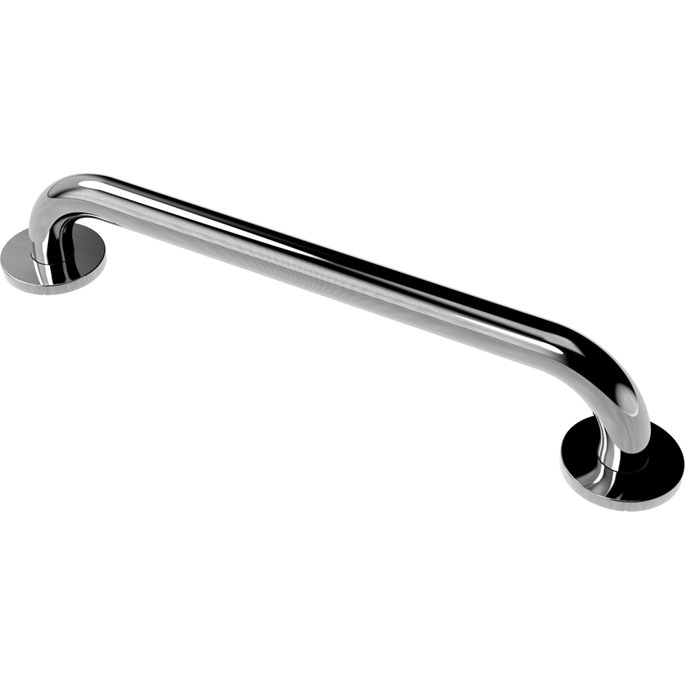 Fitzroy of London Polished Stainless Steel Concealed Fixing Grab Rail ...