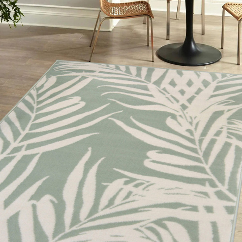 Homemaker Maestro Organic Leaf Sage Rug 120 x 170cm | Wilko