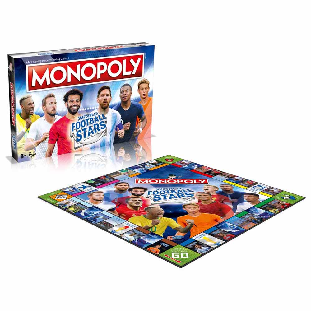 Monopoly World Football Stars Edition Board Game | Wilko