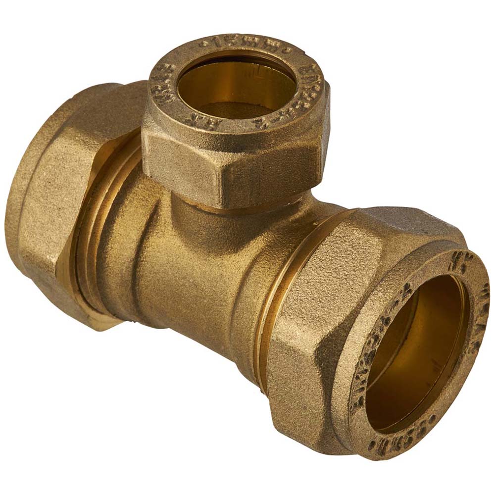 Wilko 22 x 22 x 15mm Compression Reducing Tee | Wilko