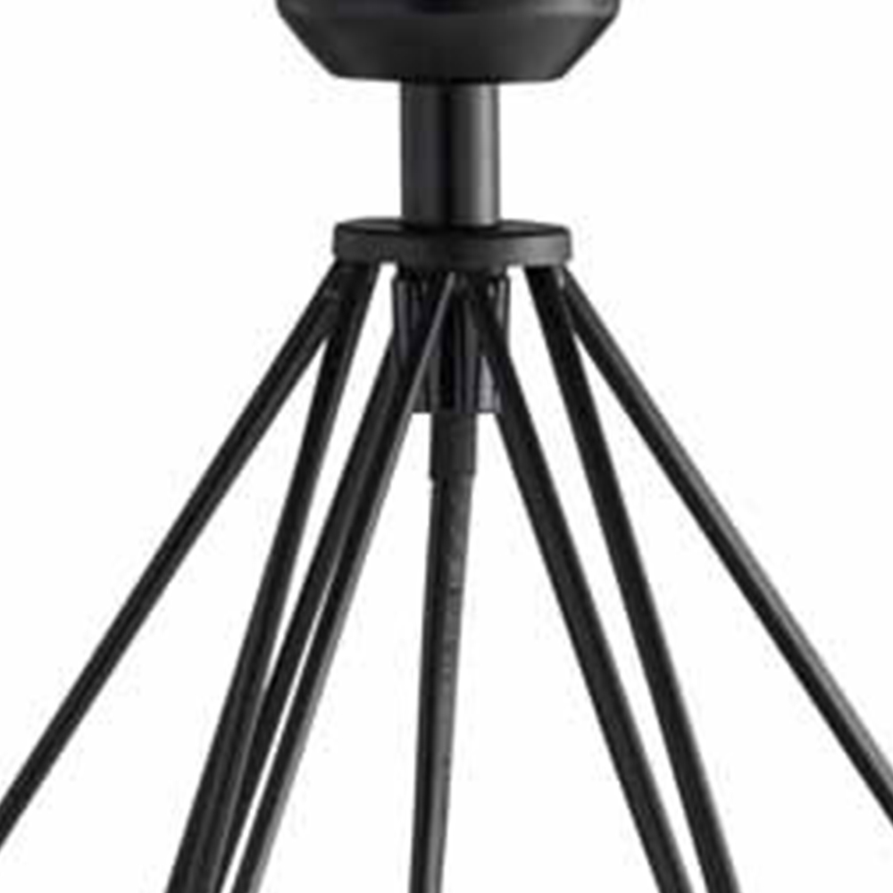 Wilko Black Matt Wire Table Lamp | Wilko