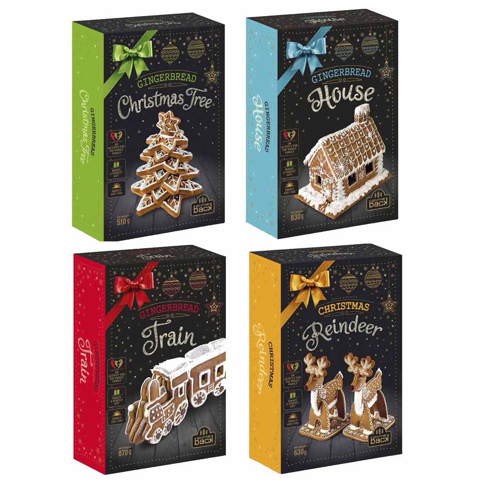 Assorted Make Your Own Gingerbread Kit 830g | Wilko