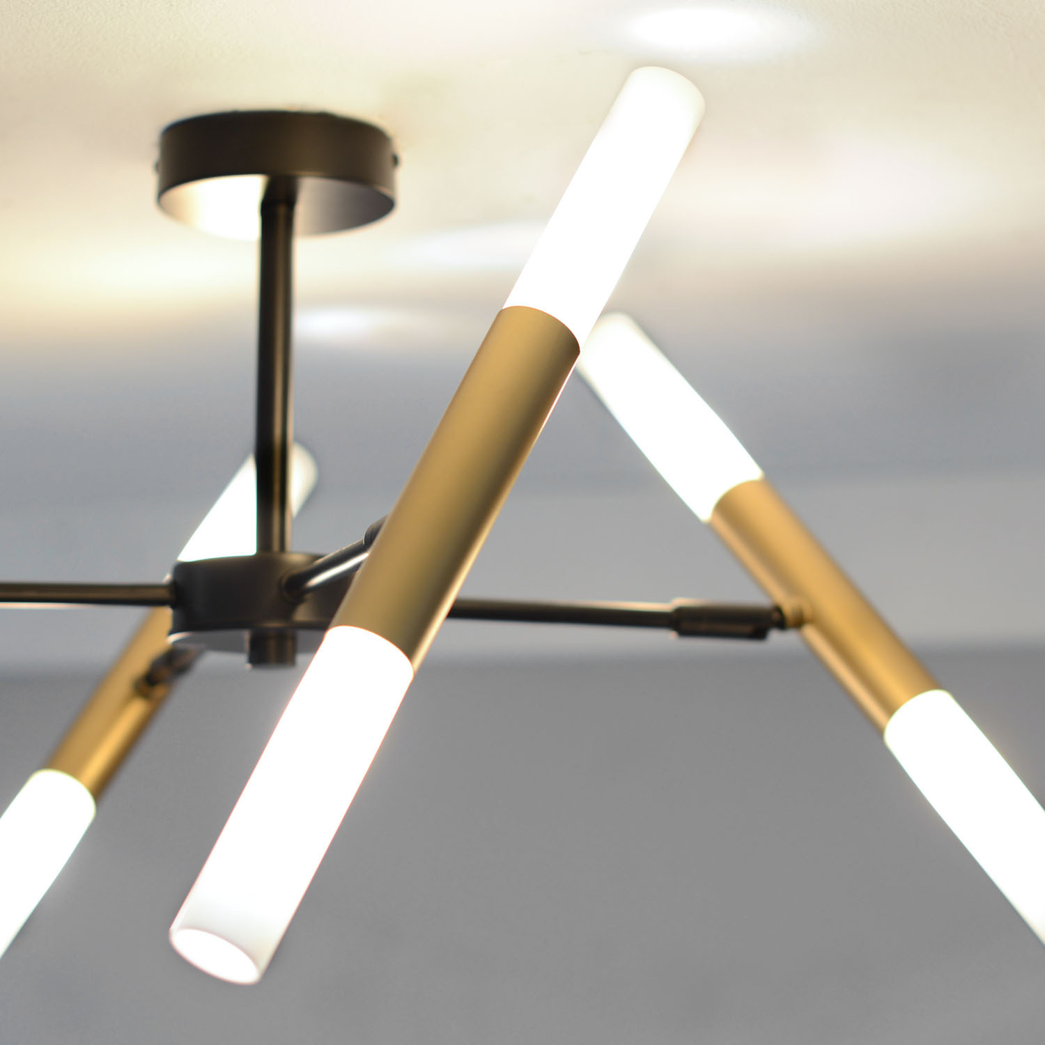 Cosmo 8 Light Ceiling Fitting - Black | Wilko