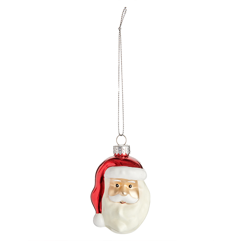 Wilko Joy Santa Face Decoration 4 Pack | Wilko