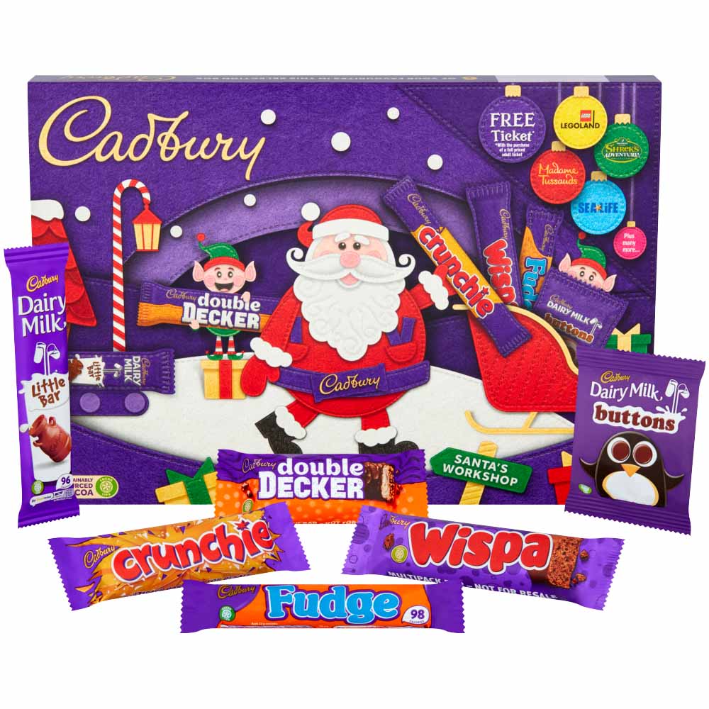 Cadbury Medium Santa Selection Box 145g | Wilko
