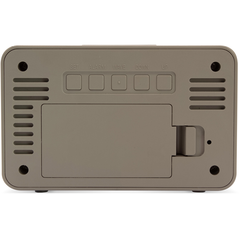 Acctim Grey Harley LCD Alarm Clock | Wilko