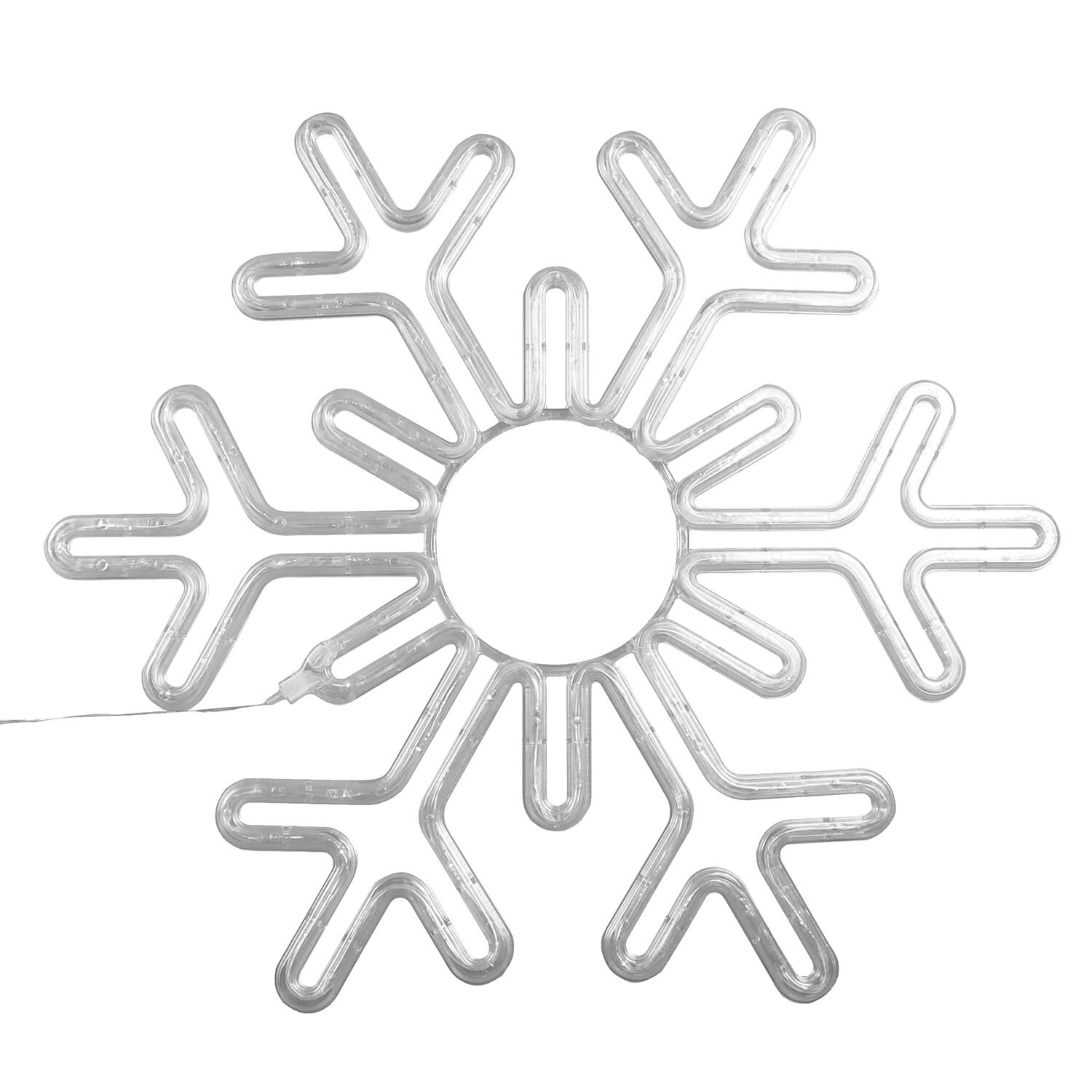 Acrylic 99 LED Snowflake Multi Coloured Light | Wilko