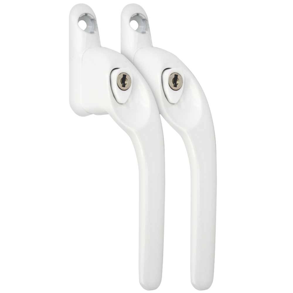 Versa White Lockable Right Hand Cranked Window Handle with 5 Precut ...