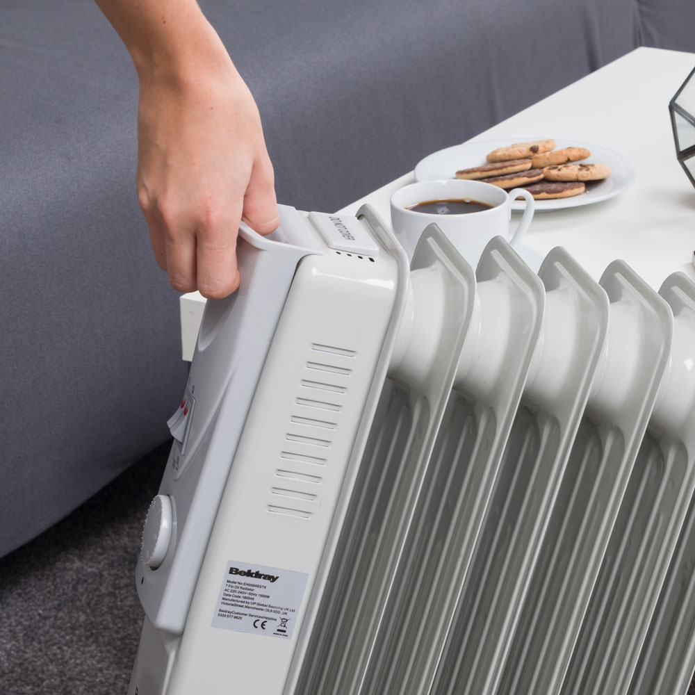 Beldray 7 Fin Oil Filled Radiator | Wilko