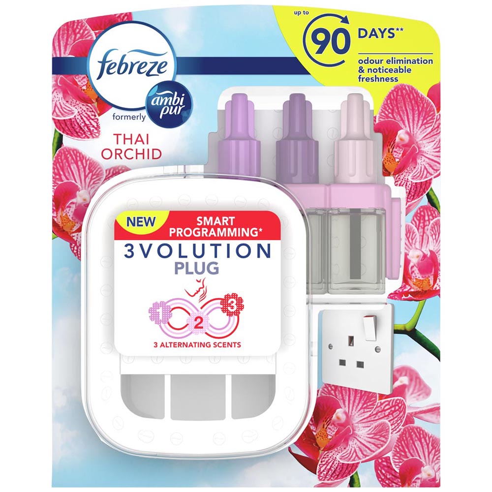 Febreze 3Volution Plug in Starter Kit Thai | Wilko